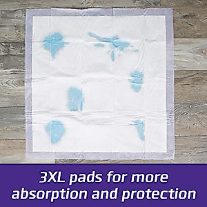 Hartz Home Protection Odor Eliminating Scented Dog Pads, Super Absorbent & Won’t Leak, Lavender Scent, 3XL Pads, 30 Count, Packaging May Vary