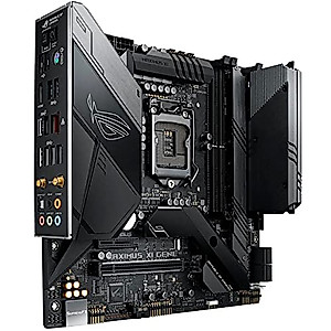 Asus ROG Maximus XI Gene Z390 Gaming Motherboard LGA1151 (Intel 8th and 9th Gen) mATX DDR4 HDMI M.2 USB 3.1 Gen2 Onboard 802.11AC WiFi