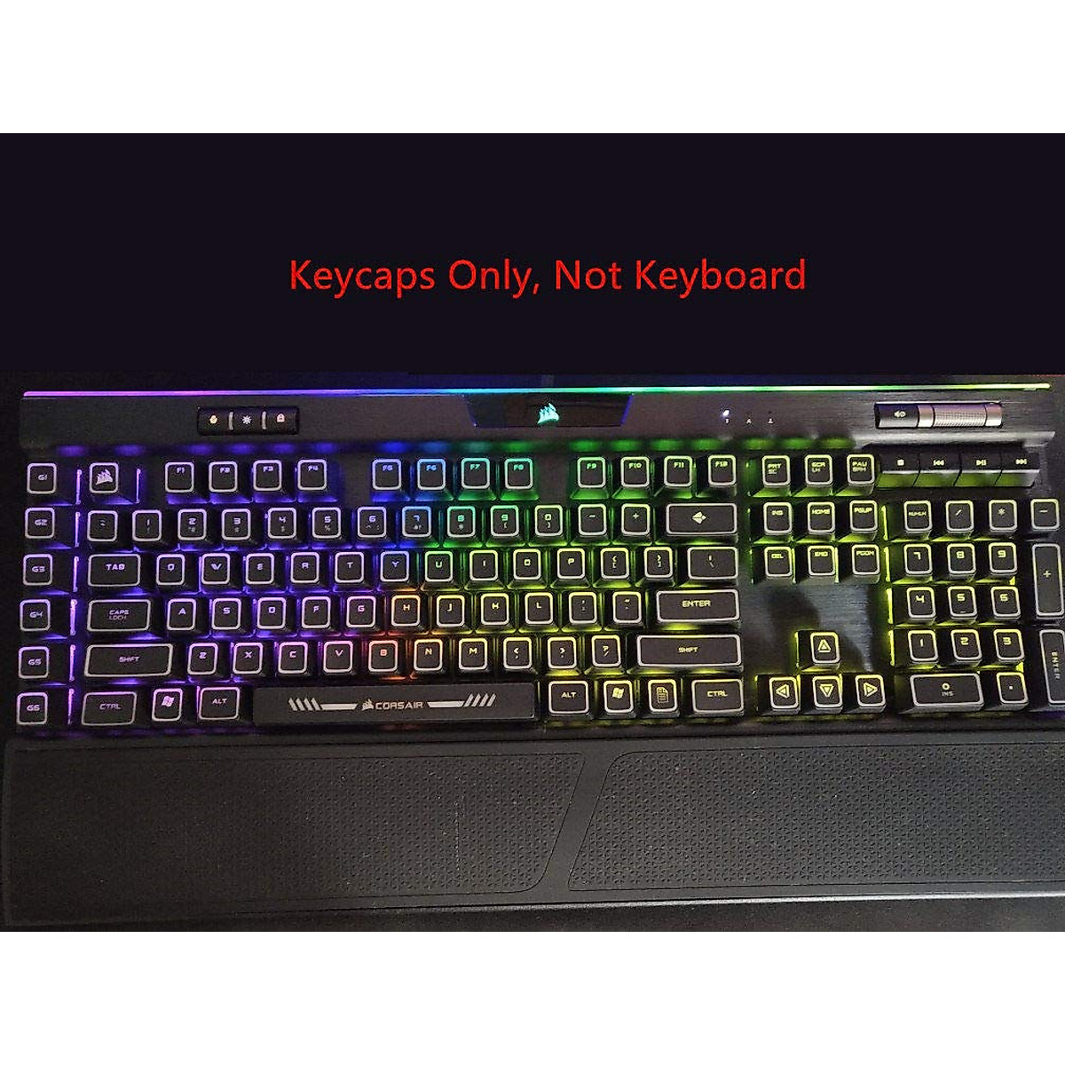 104 Keycaps ROG Backlit Keycap for Corsair K70 Lux K95 K65 K63 K68 K70 MK.2 K95 Platinum Strafe MK.2 Mechanical Keyboards Gaming