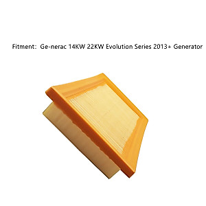 Kvjicdo 0J8478S Air Filter Fit For Gene-rac 14KW-20KW Generator Evolution Series 2013+ Home Standby Air-Cooled engine Rep 0J8478