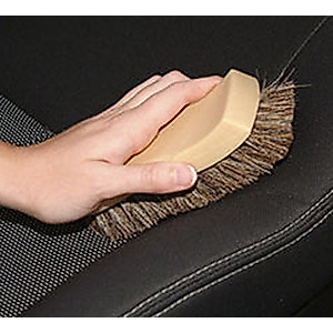 Italian" Class" Brand Wood 100% Horsehair shoe Soft Brush Interior Upholstery Brush