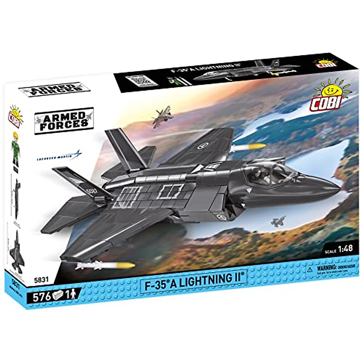 COBI Armed Forces F-35®A Lightning II® Jet Plane