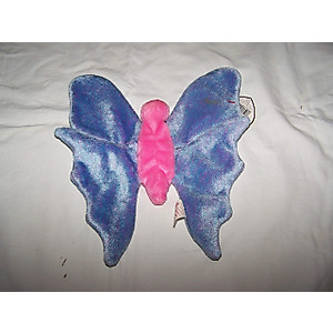 TY Beanie Babies Flitter the Butterfly - Periwinkle and Pink