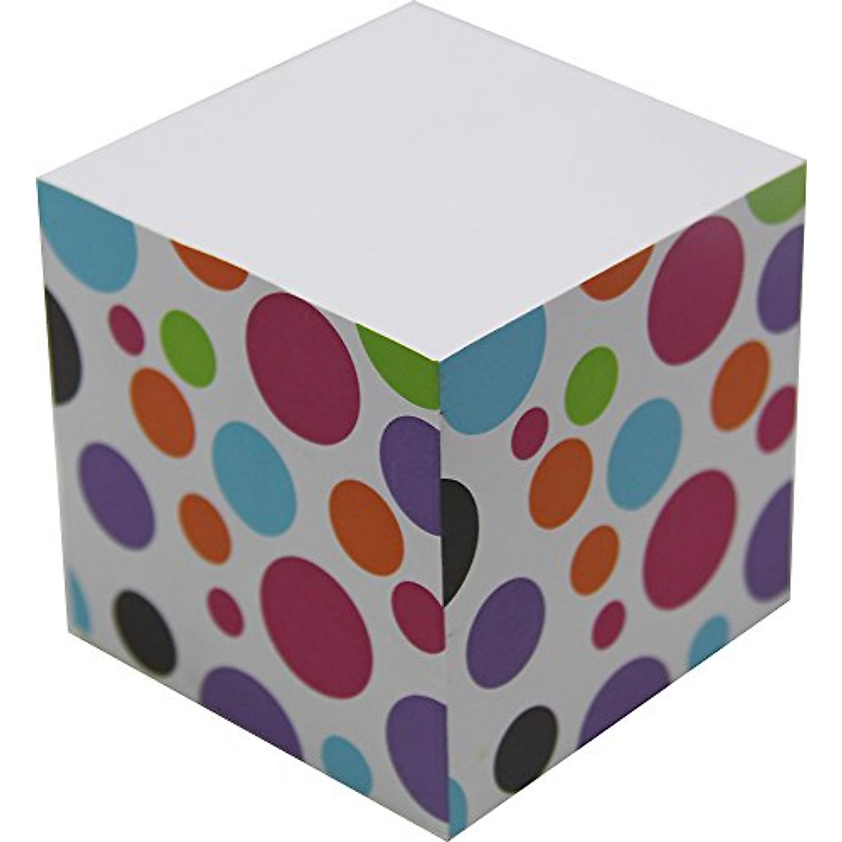 4A Sticky Memo Cube,2 1/2 Inches,Bubble Patterned Printed On The Four Sides,Self-Stick Notes Cube,About 500 Sheets/Cube,1 Cube/Pack,4A SMC 434