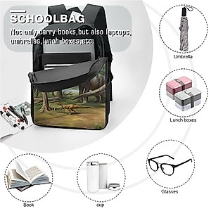 Nakgn Brachiosaurus Print Backpack for Child Girls Kids Book School Bags