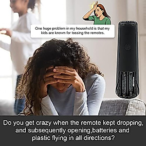 Protective Case Covers for AT&T TV Now DirecTV Receiver Remote Control Voice Remote Control C71KW,for AT&T TV Now DirecTV Remote Battery Back Shockproof Silicone Cover Holder Skin Protector-Red