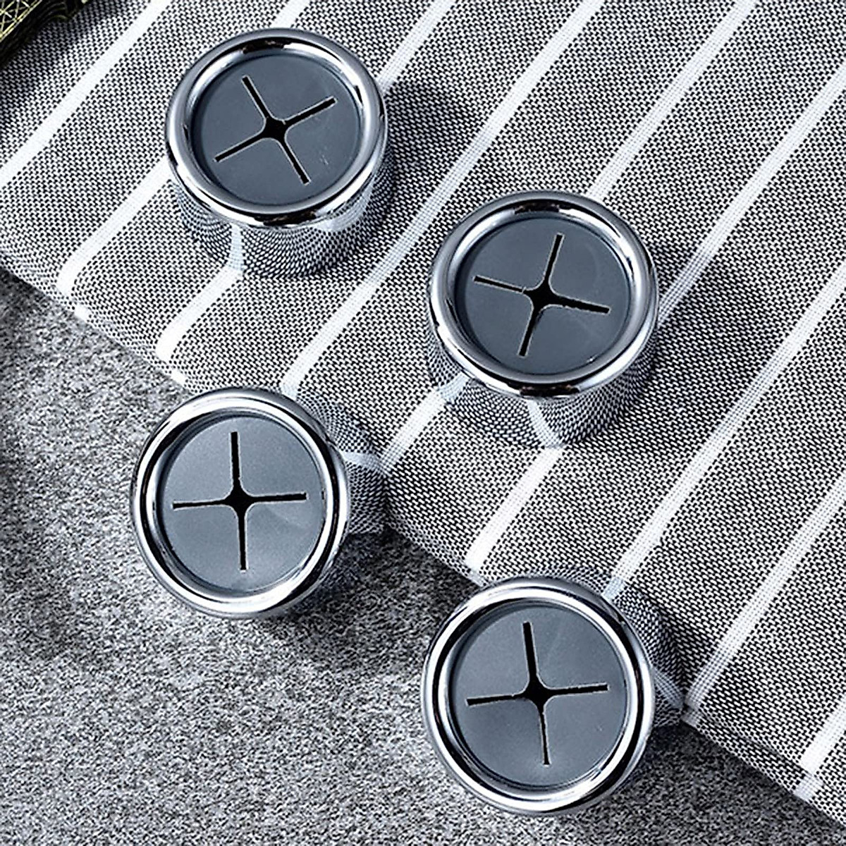 Kitchen Towel Hooks Round Self Adhesive Dish Towel Holder Wall Mount Hand Towel Hook Tea Towel Rack Hanger for Cabinet Door