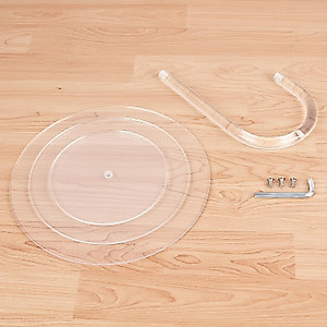 2 Tier Cupcake Stand, Stylish Clear J Shaped Cup Cake Display Stand, Acrylic Cupcake Holder Pastry Tower Dessert Tray for Christmas Birthday Baby Shower Wedding Tea Party