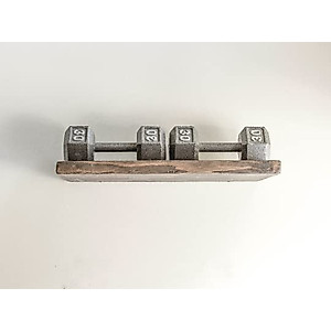 J Thomas Home Rustic Alder Wood Floating Shelf. ONE 1.5 Inch Solid Alder Wood Wall Shelf. Handmade in The USA. Heavy Duty Easy Mount Hidden Bracket. Qty 1 (Unstained, 11.25" D x 24" L)