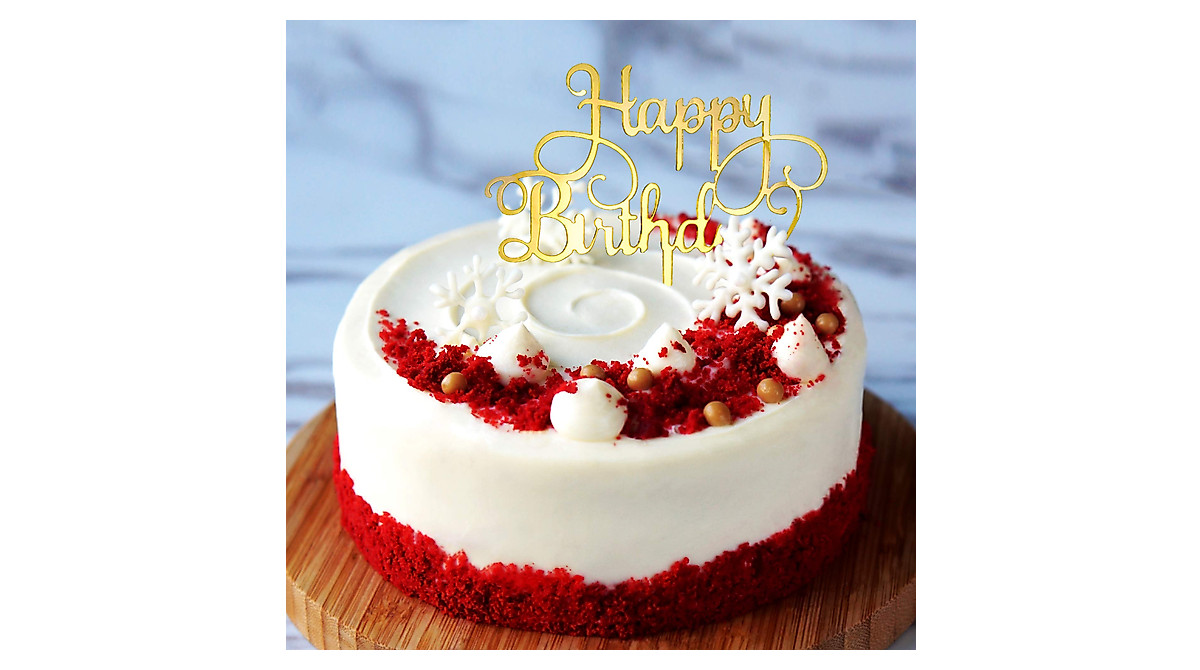 Gold Birthday Cake Topper Set - Reusable Glitter Decor for Celebrations