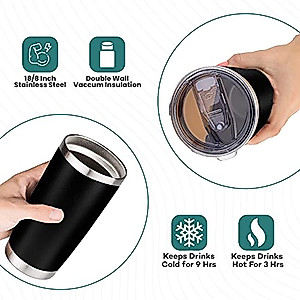 KLUBI Birthday Gifts for Men - 20oz Tumbler Mug - Funny Gift Idea for Husband, Grandpa, Dad, Father, Him, From Daughter, Son, 30th, 40th, 50th, 60th, 70th, 80th
