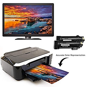 Limeink 2 Black Compatible Replacement Cartridges for Dell H625cdw H825cdw S2825cdn High Yield Laser Toner Cartridges for Smart Color Printers H625 H825 s2825 Ink