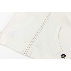 SPACE VENTURE Kids zip up hoodie, boys fleece Sweatshirts for toddler and teen girls 11-12Y (WHITE,XL)