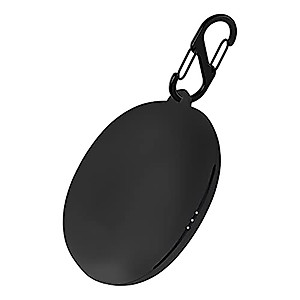 Geiomoo Silicone Carrying Case Compatible with Anker Soundcore Life A2 NC, Portable Scratch Shock Resistant Cover with Carabiner (Black)