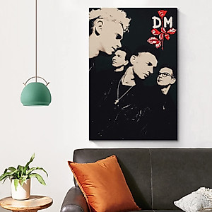 NJYXART Depeche Mode Music Poster Poster Decorative Painting Canvas Wall Posters And Art Picture Print Modern Family Bedroom Decor Posters 12x18inch(30x45cm)