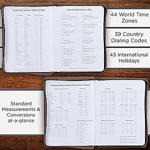 Christian Art Gifts 2024 18 Month Women's Large Vegan Leather Personal Planner Organizer w/Zipper Closure: Trust in the Lord Bible Verse for Daily, Weekly, Monthly Planning, Agenda, Work, Brown Floral