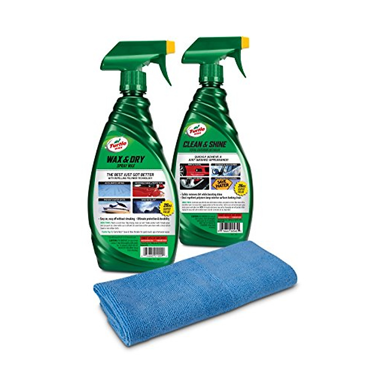 Turtle Wax 50835 Quick & Easy Wax and Detailer Kit with Microfiber Towel