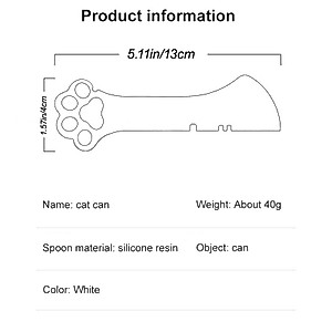 2pcs Manual Can Opener, Cat Jar Opener, Comfortable and Convenient Cat Paw Design Multifunction Pet Canned Spoon Cat Paw Can Opener for Pet Food Can Supplies