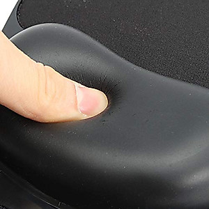 SKYZONAL Home Office Computer Arm Rest Chair Armrest Mouse Pad Mat Wrist Support Black (Please Measure Chair arm Rest Size and Confirm Our Straps Size Before Ordering)