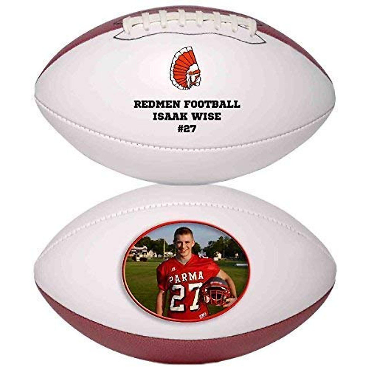Personalized Custom Photo Regulation Football - Any Image - Any Text - Any Logo