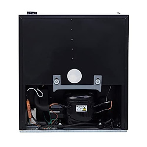 Avanti ARBC17T2PG 1.6 Cubic Foot Beverage Cooler Refrigerator, 20" x 18.3" x 17.3", Black