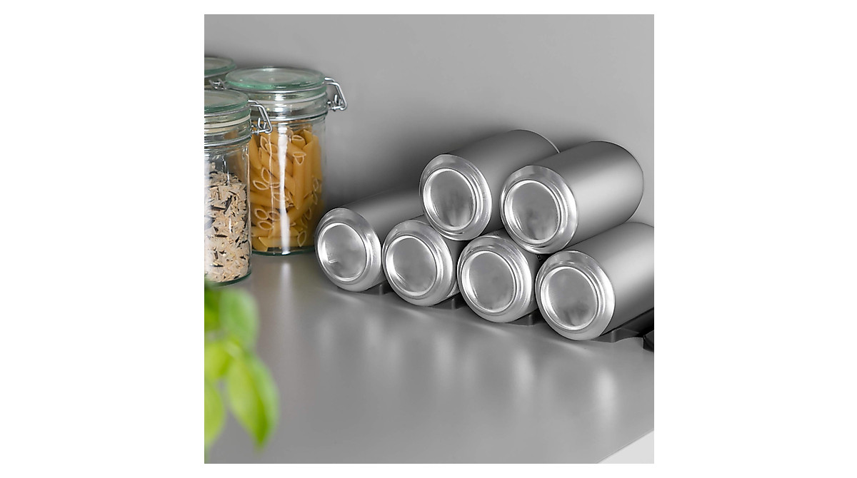 kwmobile Bottle Stacking Mats (Set of 2) - Fridge Organizer