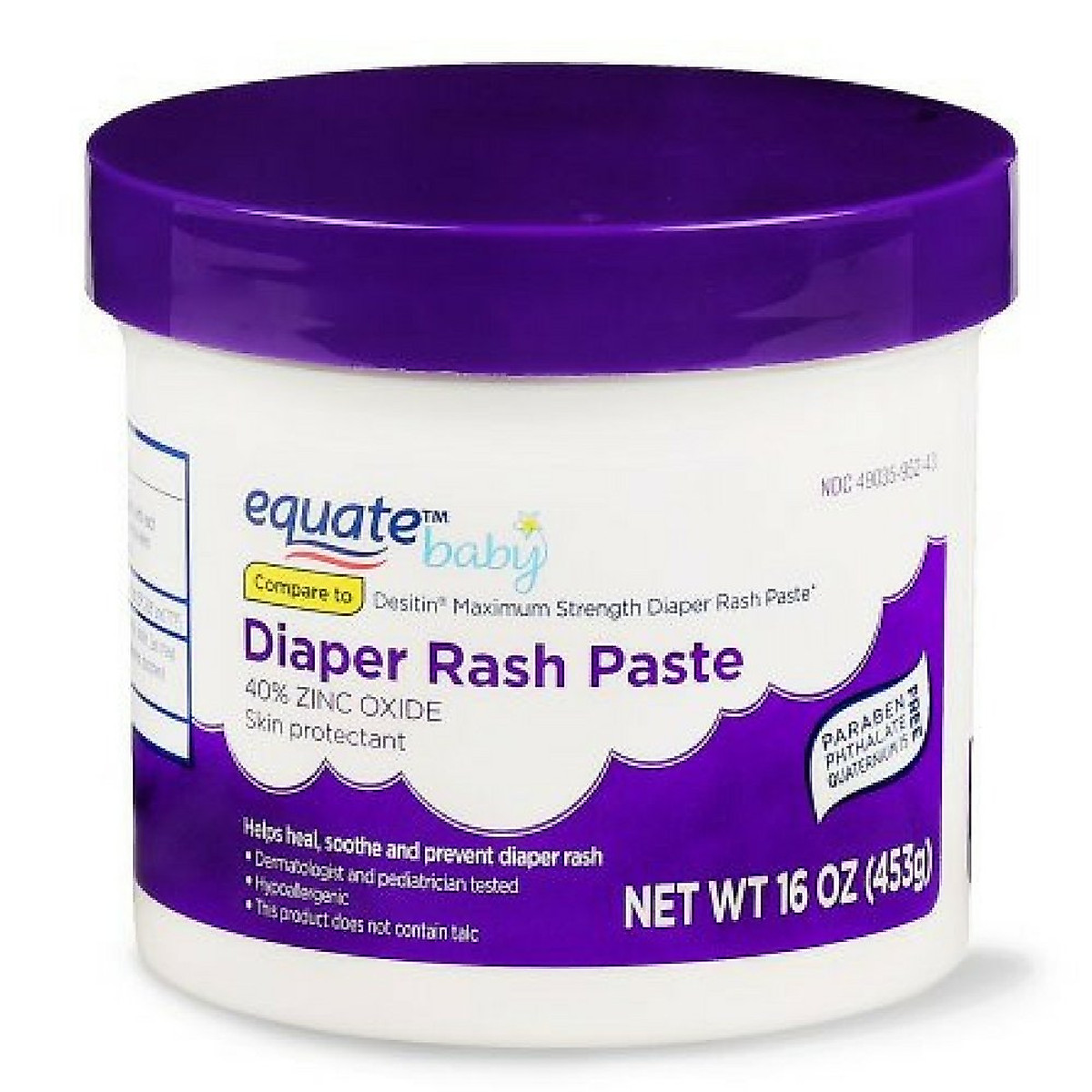 Equate Maximum Strength Diaper Rash Relief, 16 oz (Pack of 3)