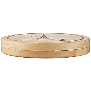 TOSCANA - a Picnic Time brand - Disney Ratatouille Circo Cheese Board and Knife Set - Charcuterie Board Set - Wood Cutting Board, (Parawood)