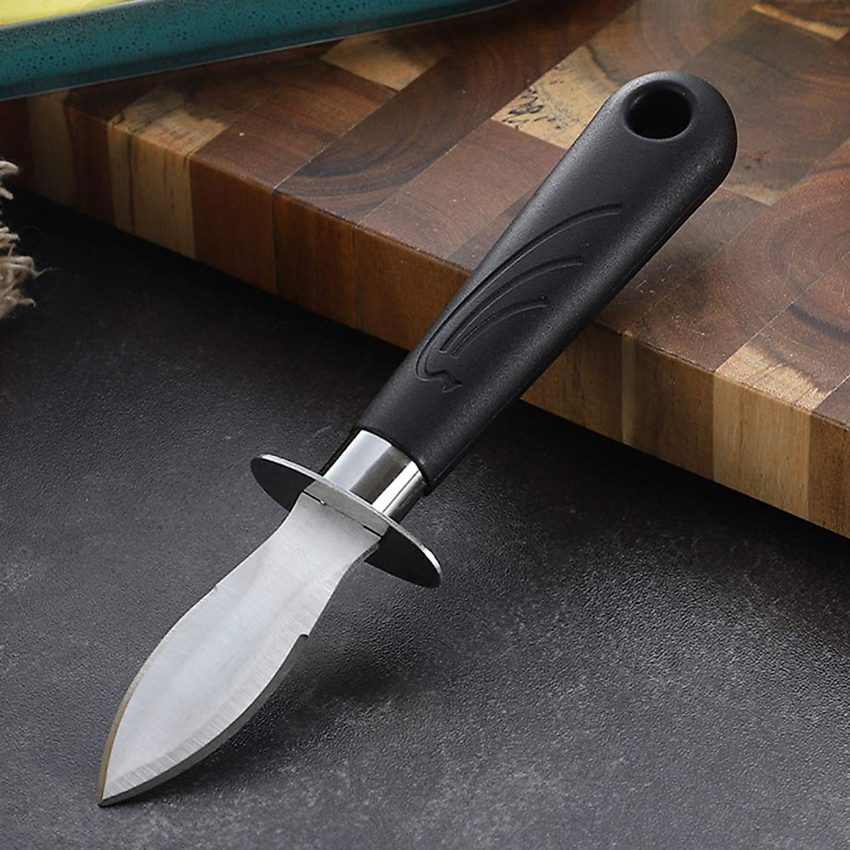 DOITOOL Fish Scaler Brush Oyster Shucker Set Oyster Shucking Seafood Skin Cleaning Brush Scraper Kitchen Shucking Tools