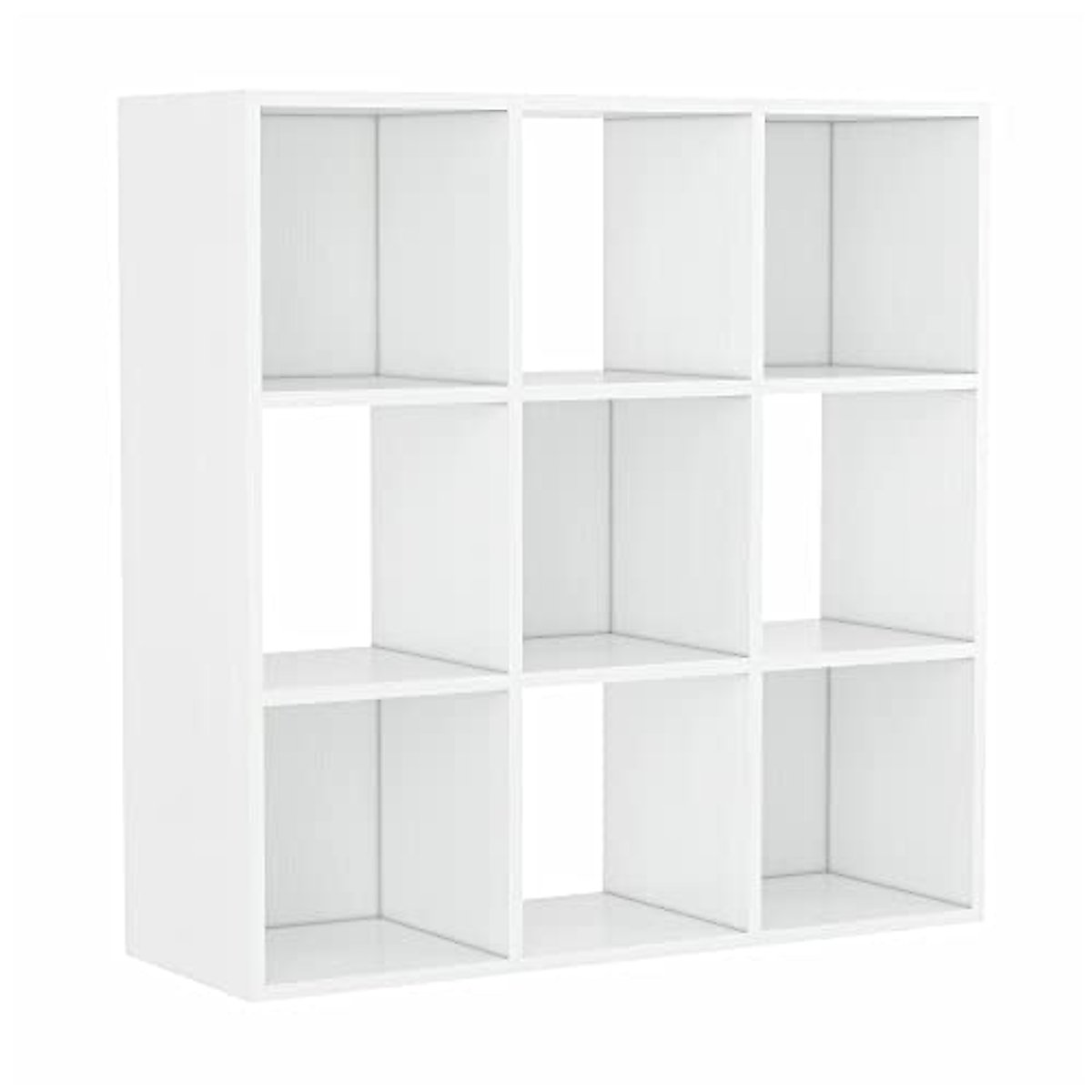 WAHEY Bookcase, 9 Cube Open Storage Organizer Display Bookshelf, HOFB009