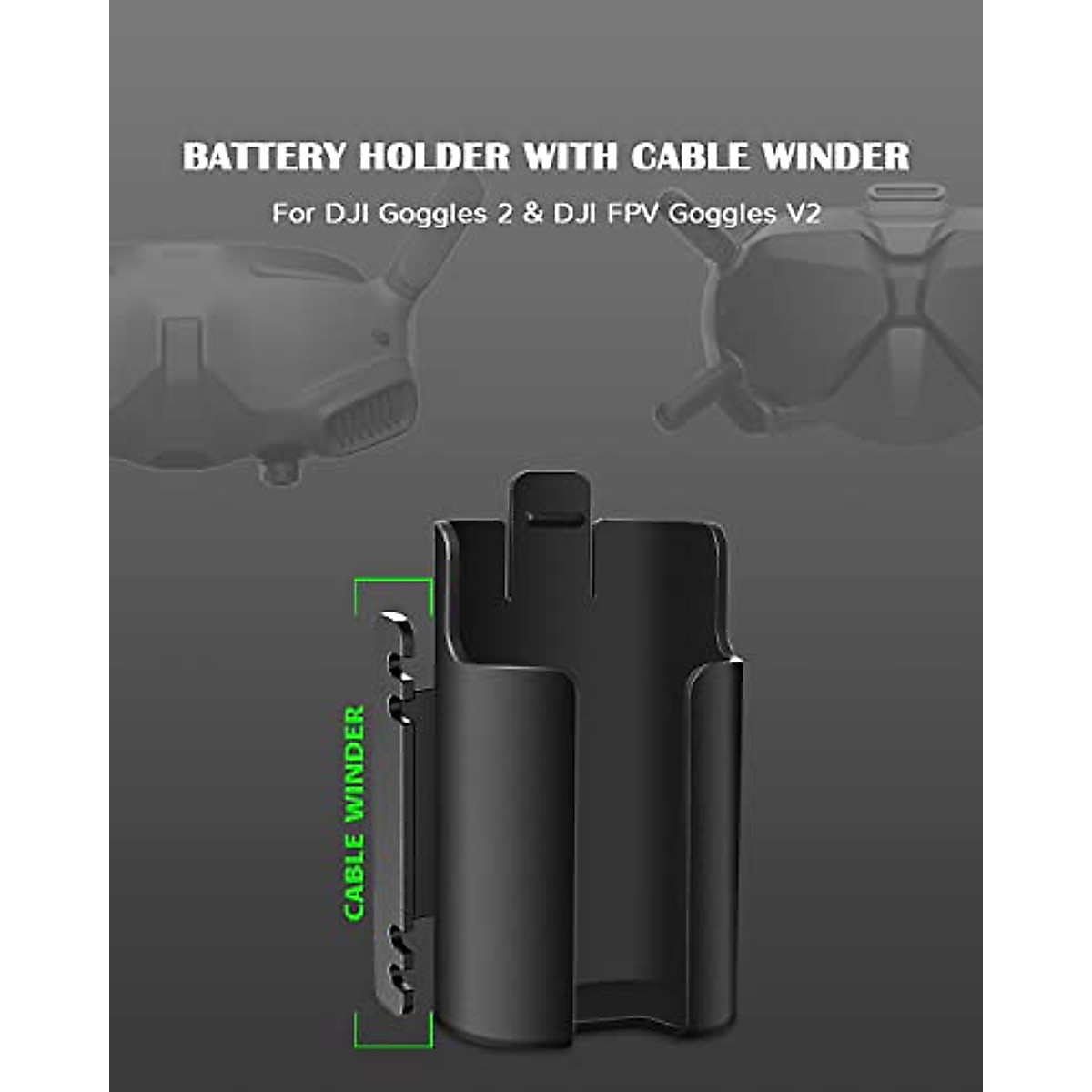 Arzroic DJI Avata FPV Accessories Battery Holder Case for DJI Goggles 2/FPV Goggles V2