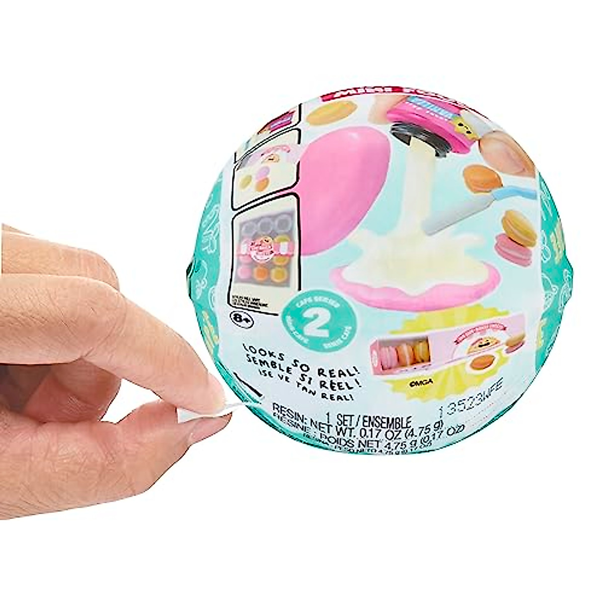 MGA's Miniverse Make It Mini Food Cafe Series 2 Mini Collectibles, Mystery Blind Packaging, DIY, Resin Play, Replica Food, NOT Edible, Collectors, 8+
