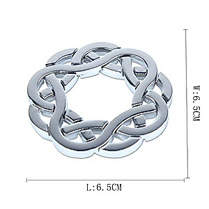 Brain Teaser Puzzle for Adults Puzzles Metal Hole Lock Adult Educational Toy Jigsaw IQ Puzzle (Green)