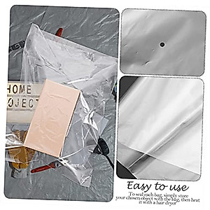 ULTECHNOVO 200pcs Shrink Bag Food Sealer Bags Vacuum Packing Bags Vacuum Sealer Bags for Food Shrink Plastic Goods Wrap Bag Heat Shrink Wrap Clear Shrink Film PVC Heat Shrink Wrap Cellophane