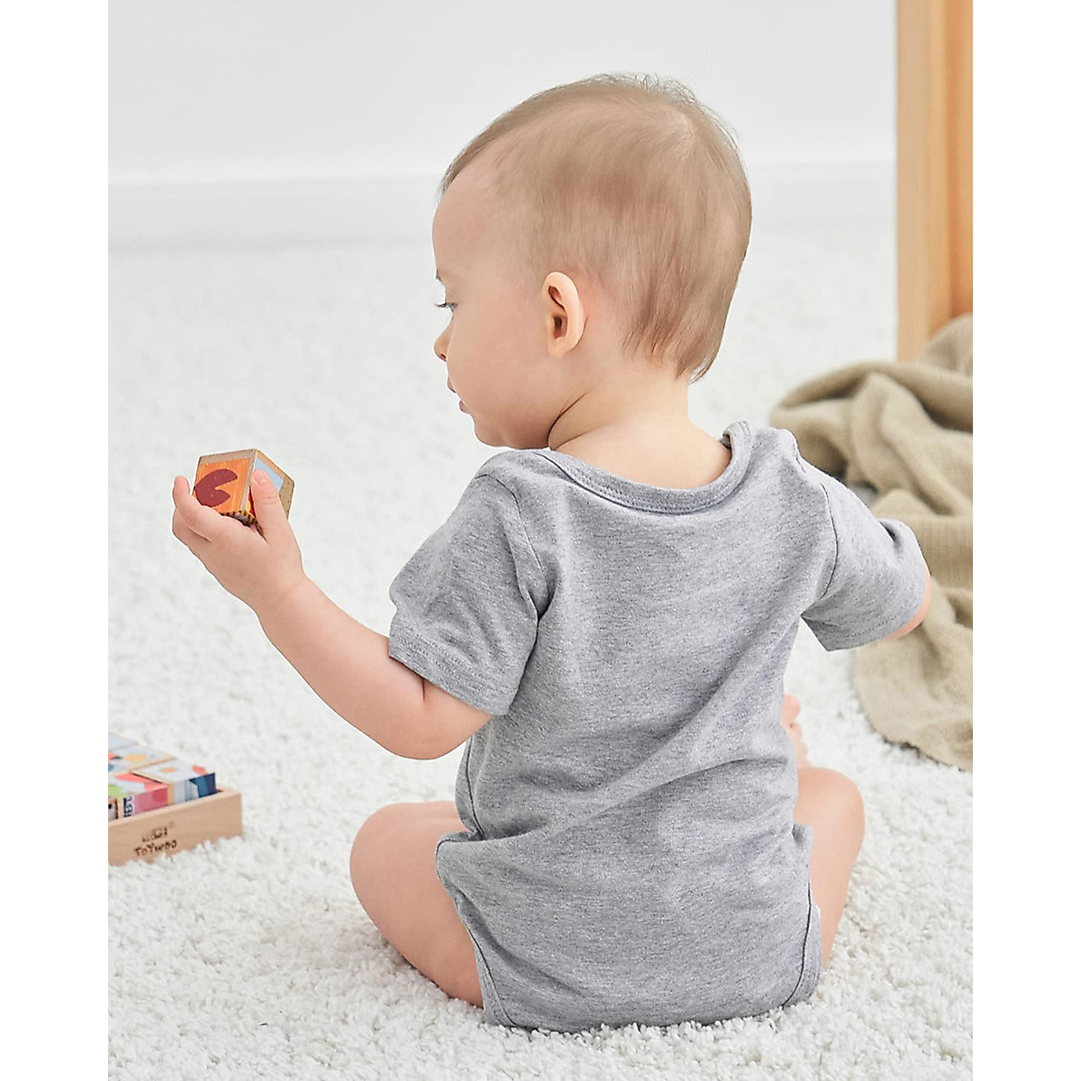 Toddler Play Suits,Infant Baby Bodysuit Funny Letter of Be Careful What You Say,Softy Baby Romper Toddle Clothes