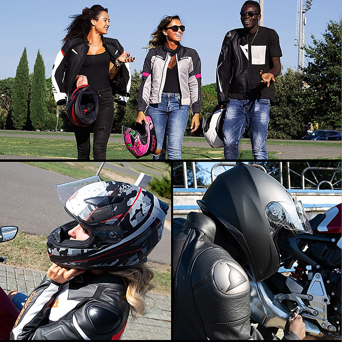 Motocross Helmet Youth Adult Electric Dirt Bike Full Face Motorcycle Helmet for Boys Girls Quad Bikes Bicycle MTB ATV Offroad Helmet DOT/ECE Certified Men & Women Motorbike Crash Helmets,A,XL