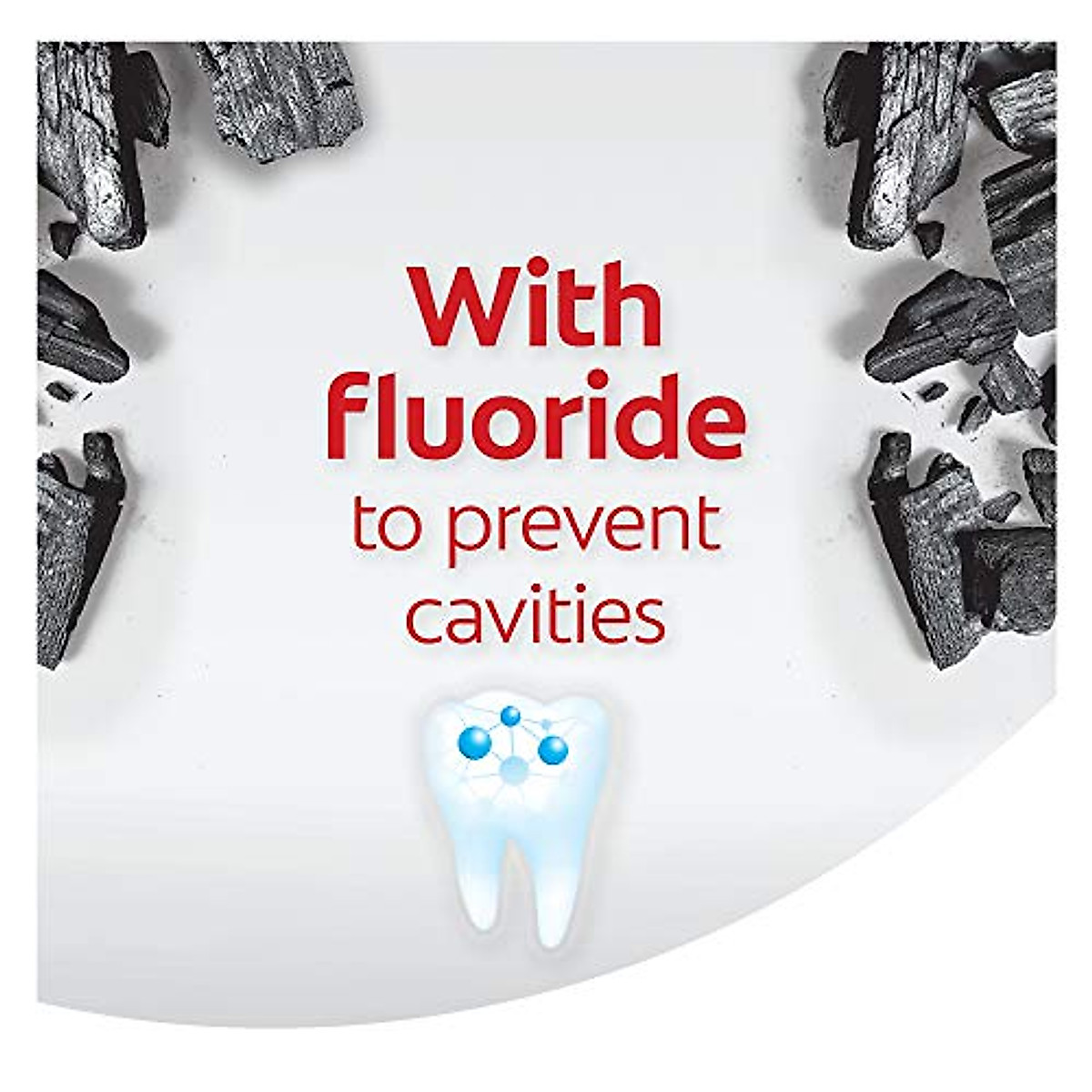 Colgate Charcoal Teeth Whitening Toothpaste, Natural Mint Flavor, Vegan, 4.6 Ounce, 3 Pack