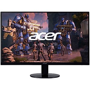 Acer SB240Y Bbix 23.8” Full HD (1920 x 1080) Ultra-Thin Zero-Frame IPS Monitor with AMD Radeon FREESYNC Technology and 1ms VRB (HDMI Port & VGA Port), black