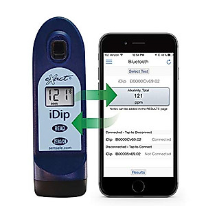 Industrial Test Systems Exact® iDip® Photometer 486101-SB-K Smart Brew Starter Kit with Meter, Blue