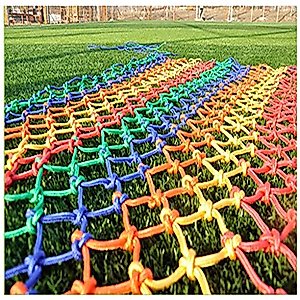 MAGFYLY Banister Guard net Children Staircase Railing Safety nets, Nylon Rope Braided Rope Color, Interior Wall Decoration net, Balcony Guard Rail net, net 2 4m cat (Size : 25M(716ft))