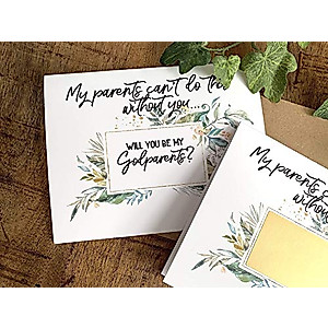 Funny Will You Be My Godparents Scratch Off Card, My Parents Cant Do This Without You (Funny Godparents)