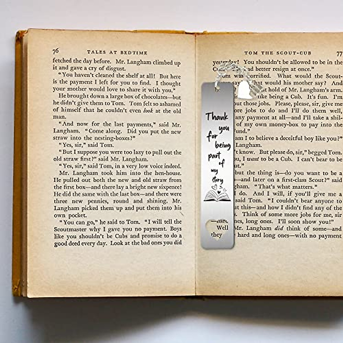 Funny Bookmarks,for Book Lover, Bookworm, Graduation, Teens, Kid, Daughter, Son, Book Accessories,Reading Gifts, Book Gifts,Birthday Christmas Gifts, Thank You for Being Part of My Story