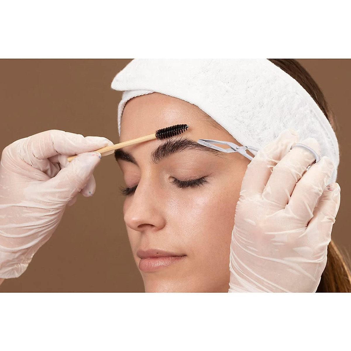 Tweezers - Eyebrow Scissor Handle Tweezer - Straight Tip, German Stainless Steel, Hair Removal, Facial - By The Unique Edge