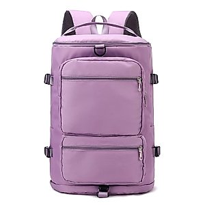 LIERWOI Travel Backpack For Women Men, Waterproof Gym Backpack With shoe compartment and wet and dry separation bag
