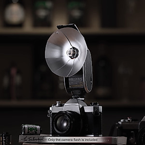 Godox Lux Senior Retro Camera Flash GN14 Color Temperature 6000K Auto & Manual Flash Modes 1/1-1/64 Flash Power 28mm Focal Length Replacement for Canon Nikon Sony Fujifilm Cameras + Cleaning Kit