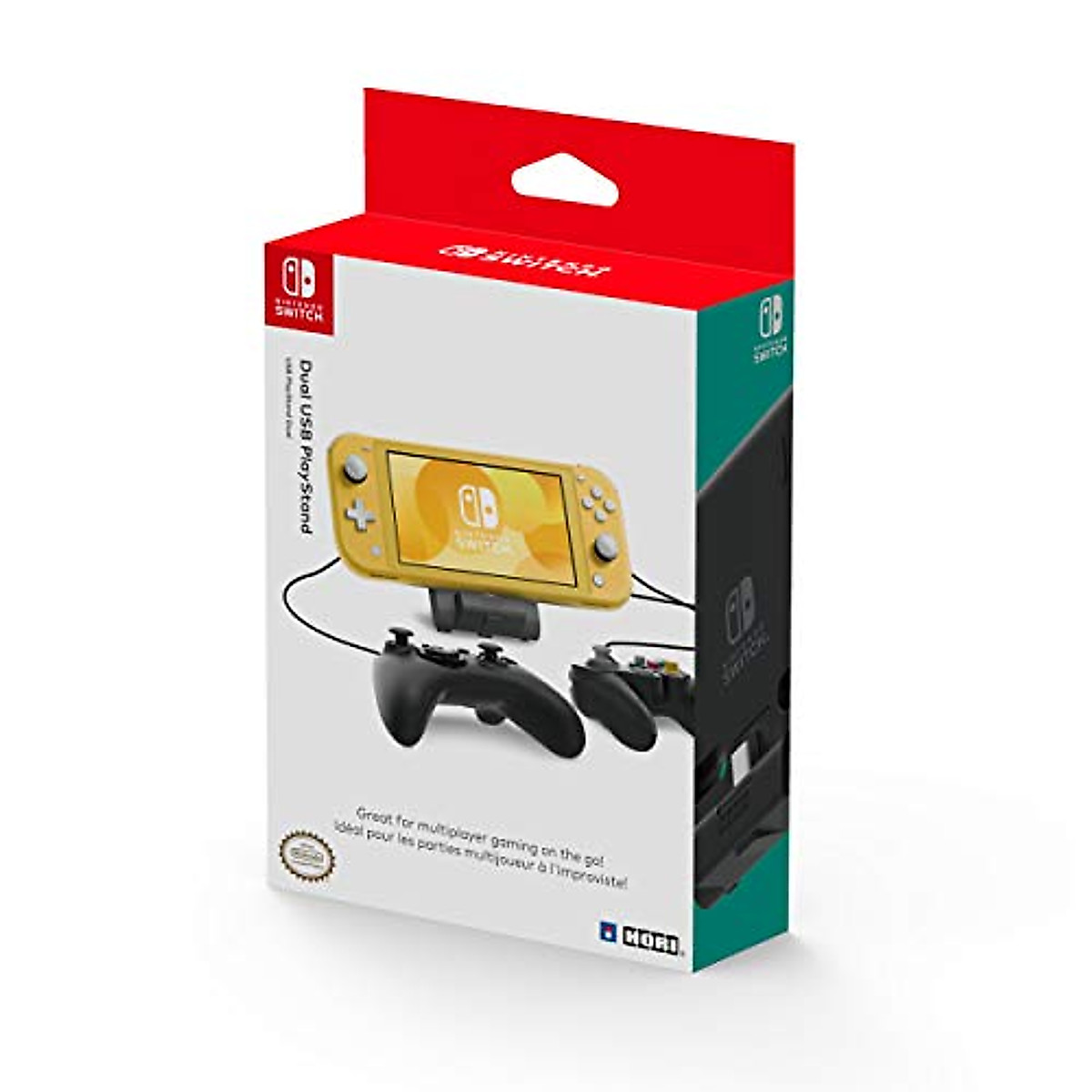Nintendo Switch Dual USB Playstand By HORI - Officially Licensed by Nintendo