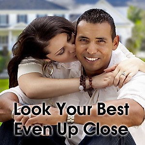 Effenfine Hair Scissors for Trimming - Safely Trim Nose Ears Eyebrows Mustaches and Beards, German Stainless Steel Scissors with Safety Tips