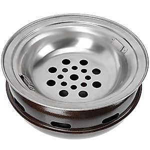 Cabilock Portable Burner Stainless Steel BBQ Grill Charcoal Stove Folding Barbecue Grill Portable for Picnic Garden Terrace Camping Travel Garden Camping Picnic Outdoor Grills