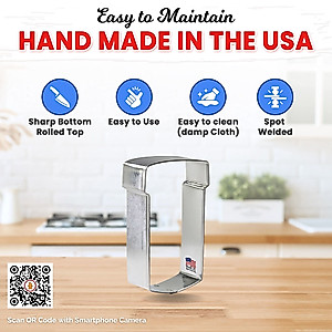 Pill Rx Bottle Cookie Cutter 3.75 Inch - Made in the USA – Foose Cookie Cutters Tin Plated Steel Pill Rx Bottle Cookie Mold