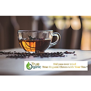 True Organic Ceylon Cloves Whole, 16 ounces Bulk Bag, USDA Organic & Kosher Certified, Non-GMO, Fresh Organic Cloves, Pure Ceylon Premium Quality